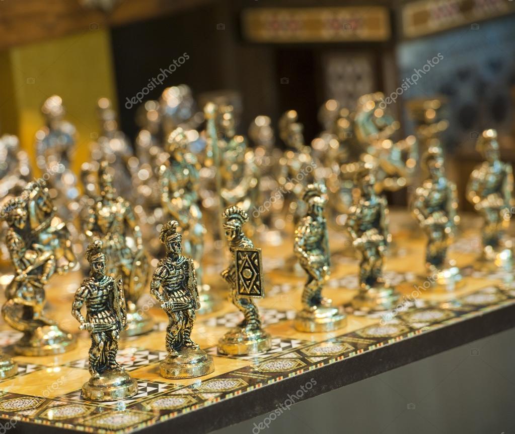 Ornate chess set — Stock Photo © paulvinten #12626049