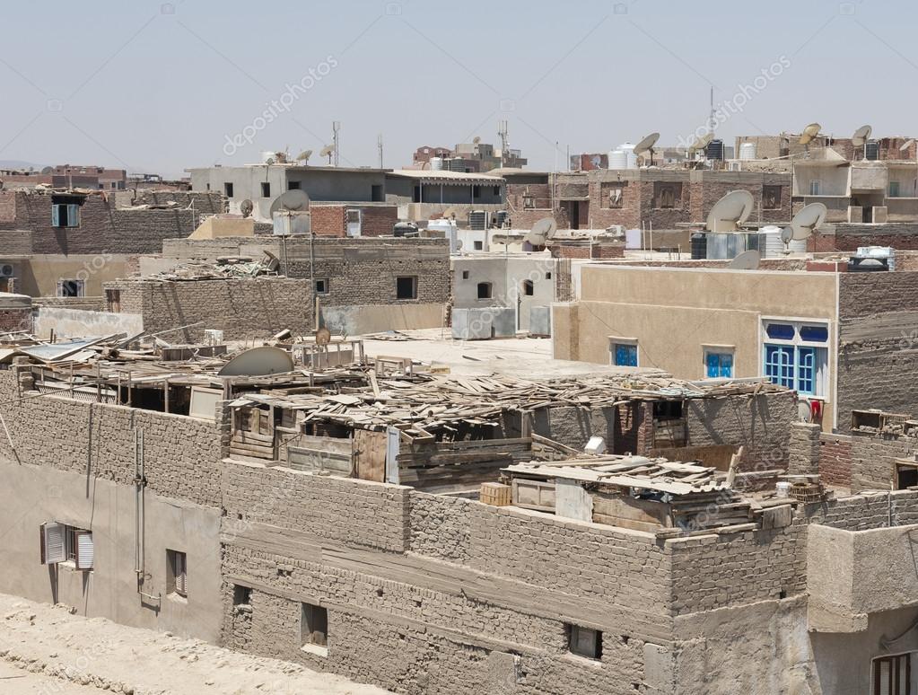 Residential district in poor african town Stock Photo by ©paulvinten ...