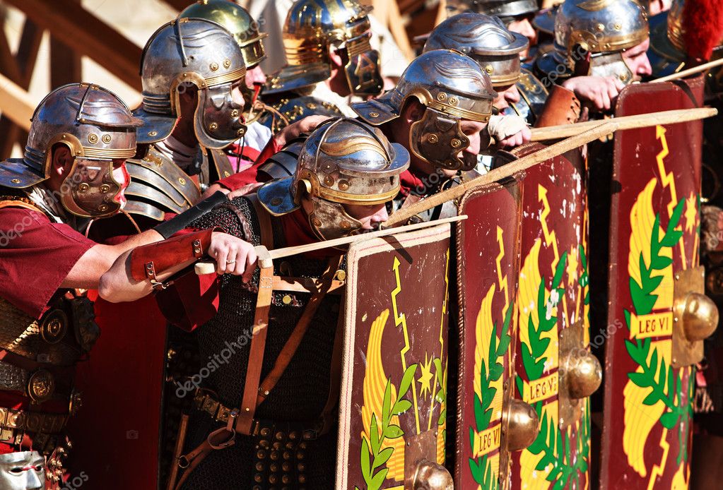 Gladiators — Stock Photo © delkoo #25934171