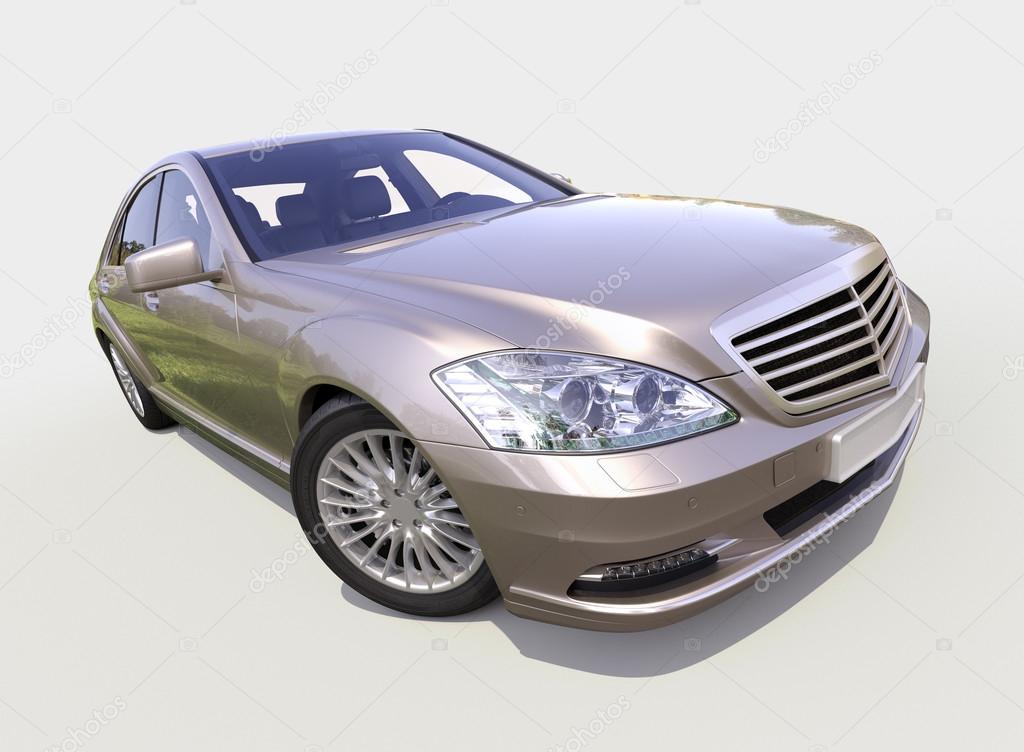 Modern luxury executive car Stock Photo by ©Supertrooper 36821427