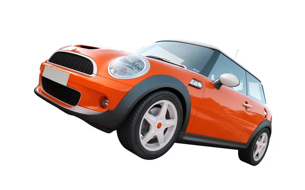 Modern compact car isolated Stock Photo by ©Supertrooper 37001949