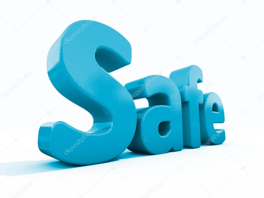 3d word safe Stock Photo by ©Supertrooper 43200697