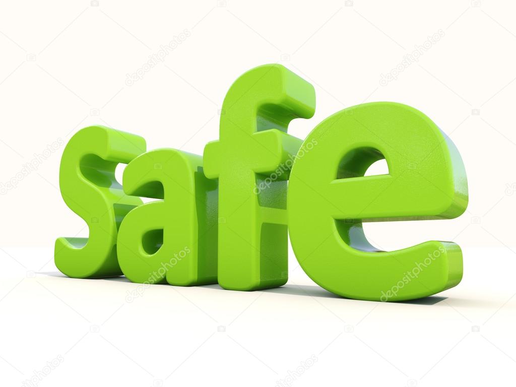 3d word safe Stock Photo by ©Supertrooper 43200983