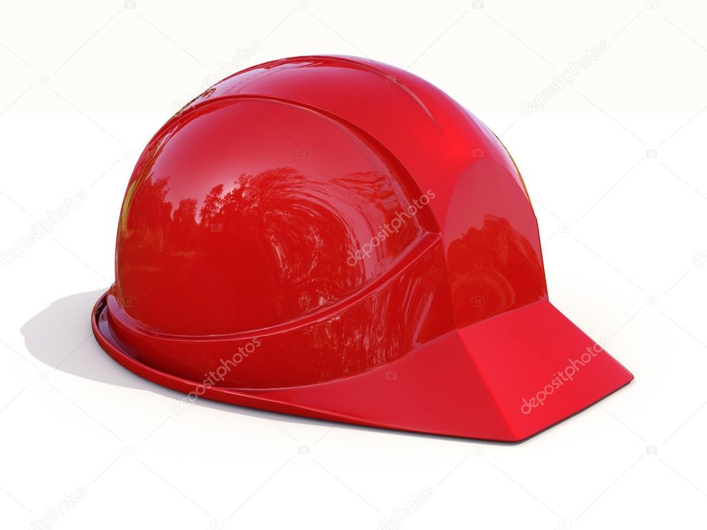 Red safety helmet — Stock Photo © Supertrooper #48659915