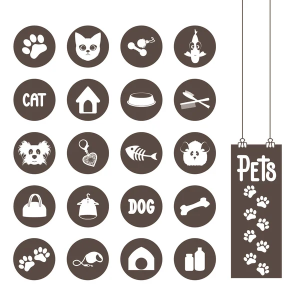 Set of animal icons — Stock Vector © Variant #25050439