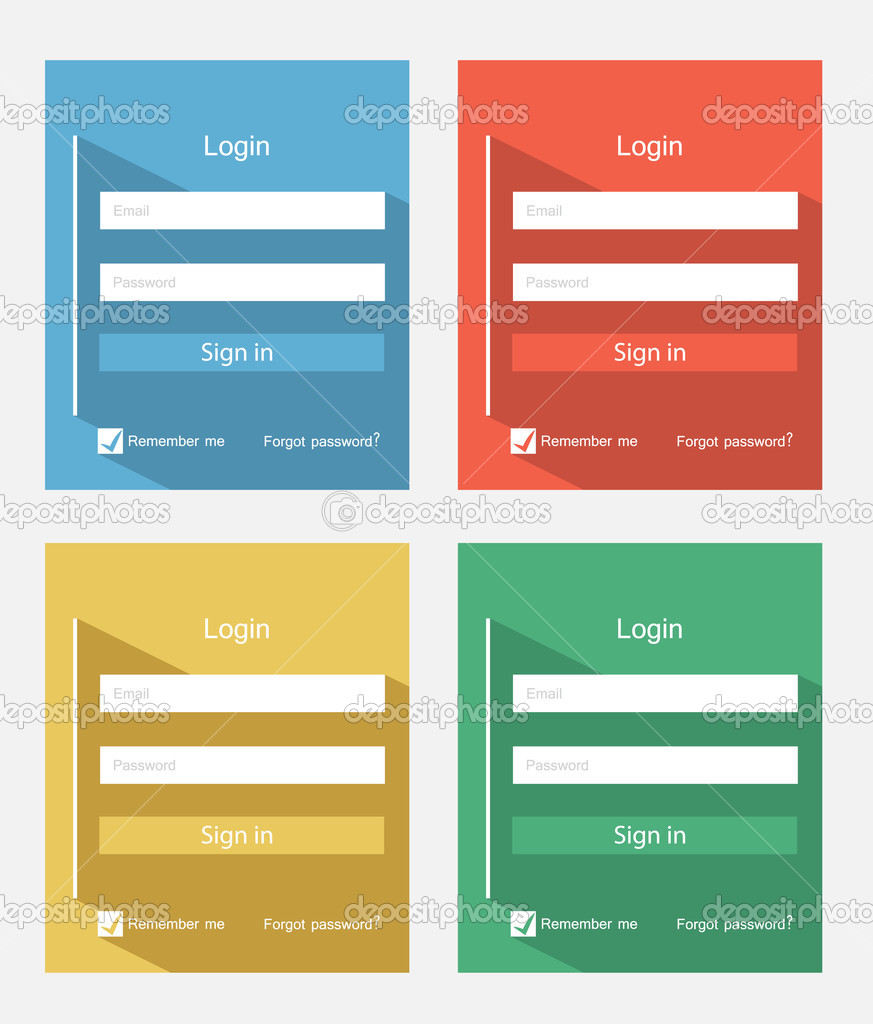 Member login Stock Vector by ©odina222 51072185