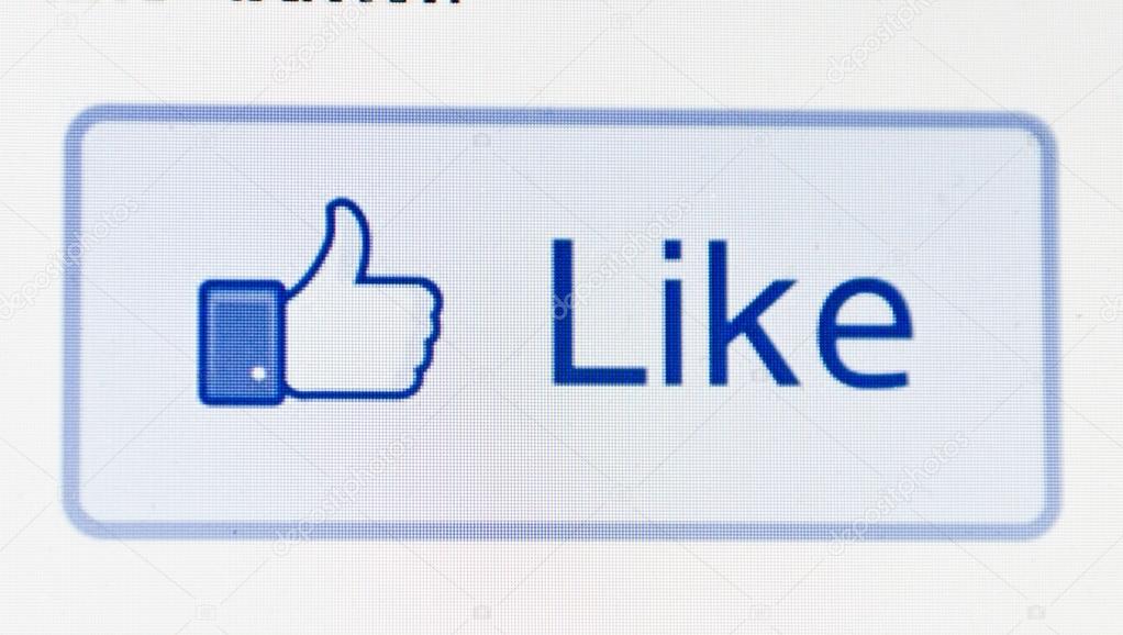 Screenshots of like us, Facebook sign — Stock Editorial Photo © tom_hr ...