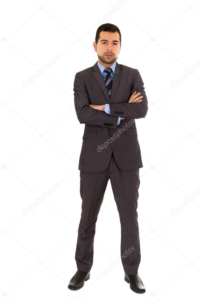 joven Latina hombre parado vistiendo traje — Fotos de Stock © pxhidalgo ...