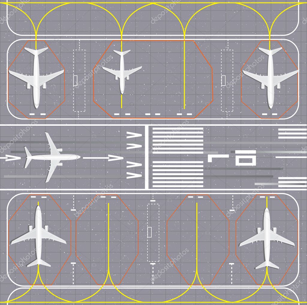 Airport layout — Stock Vector © Emukhin #14534899 Airport layout — Stock Vector © Emukhin #14534899