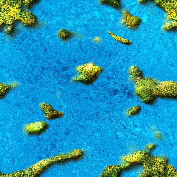 Seamless texture blue wallpaper with a pattern — Stock Photo © LLEPOD ...