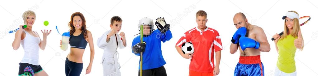 The team of great athletes — Stock Photo © Lebval #44297671