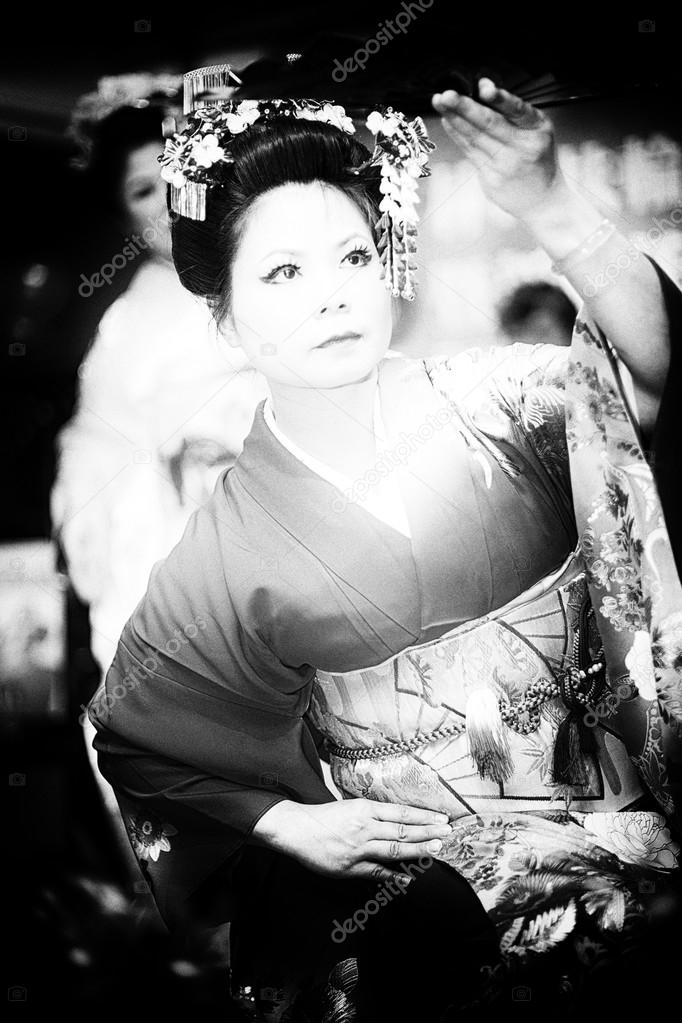 Japanese traditional dance performances – Stock Editorial Photo ...