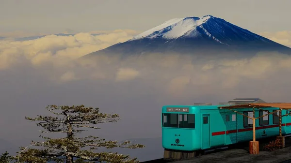 Volcano fuji train Stock Photos, Royalty Free Volcano fuji train Images ...