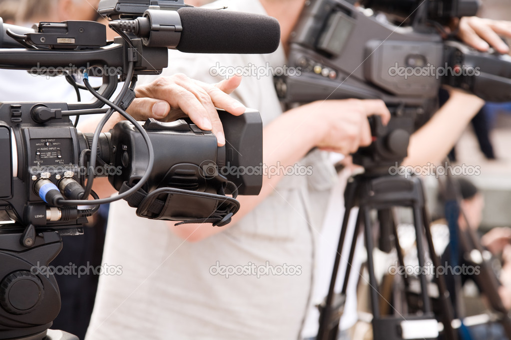 Tv reportage Stock Photo by ©Kuzmafoto 15810923
