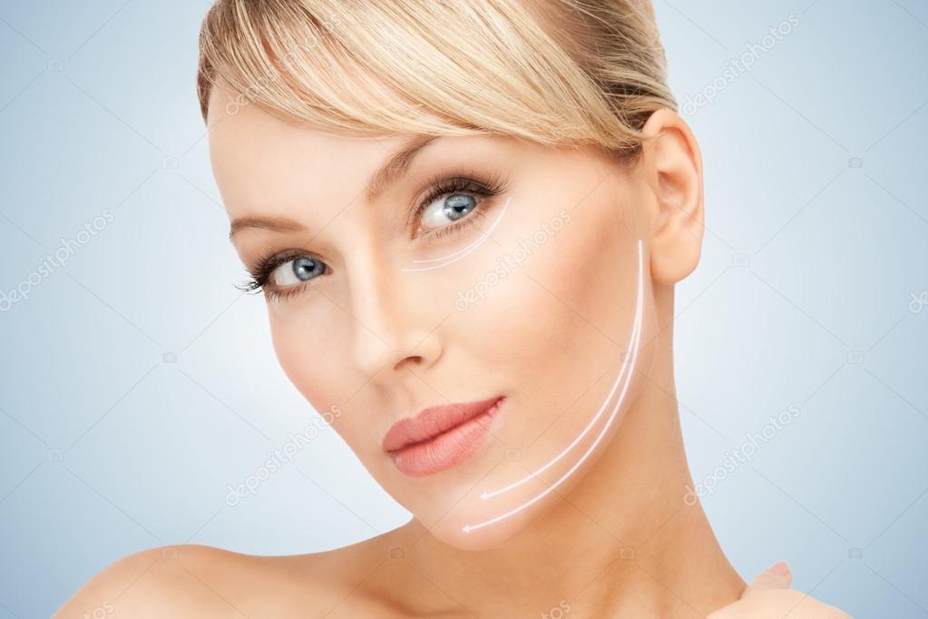 Face and hands of beautiful woman Stock Photo by ©Syda_Productions 19419591