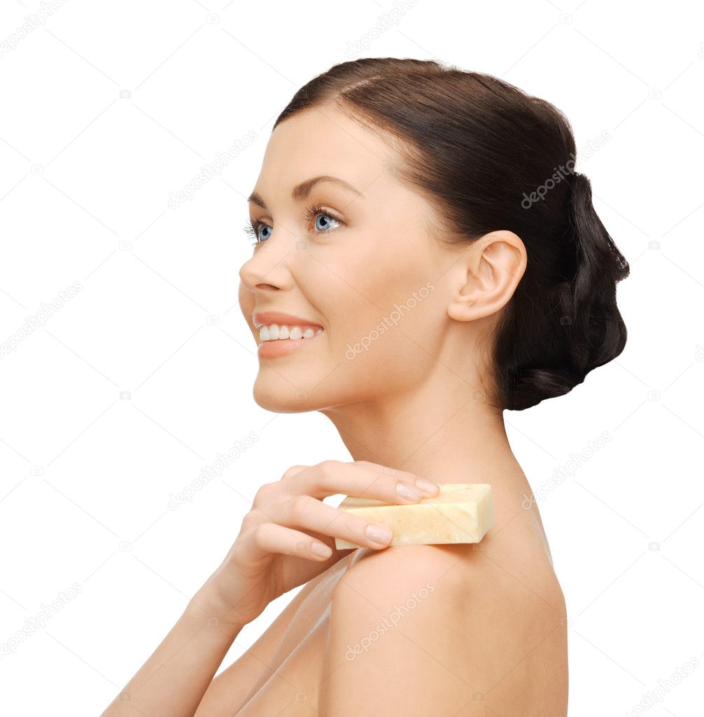 Woman with soap Stock Photo by ©Syda_Productions 19420071