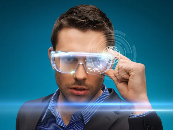 Businessman with digital glasses Stock Photo by ©Syda_Productions 19731319