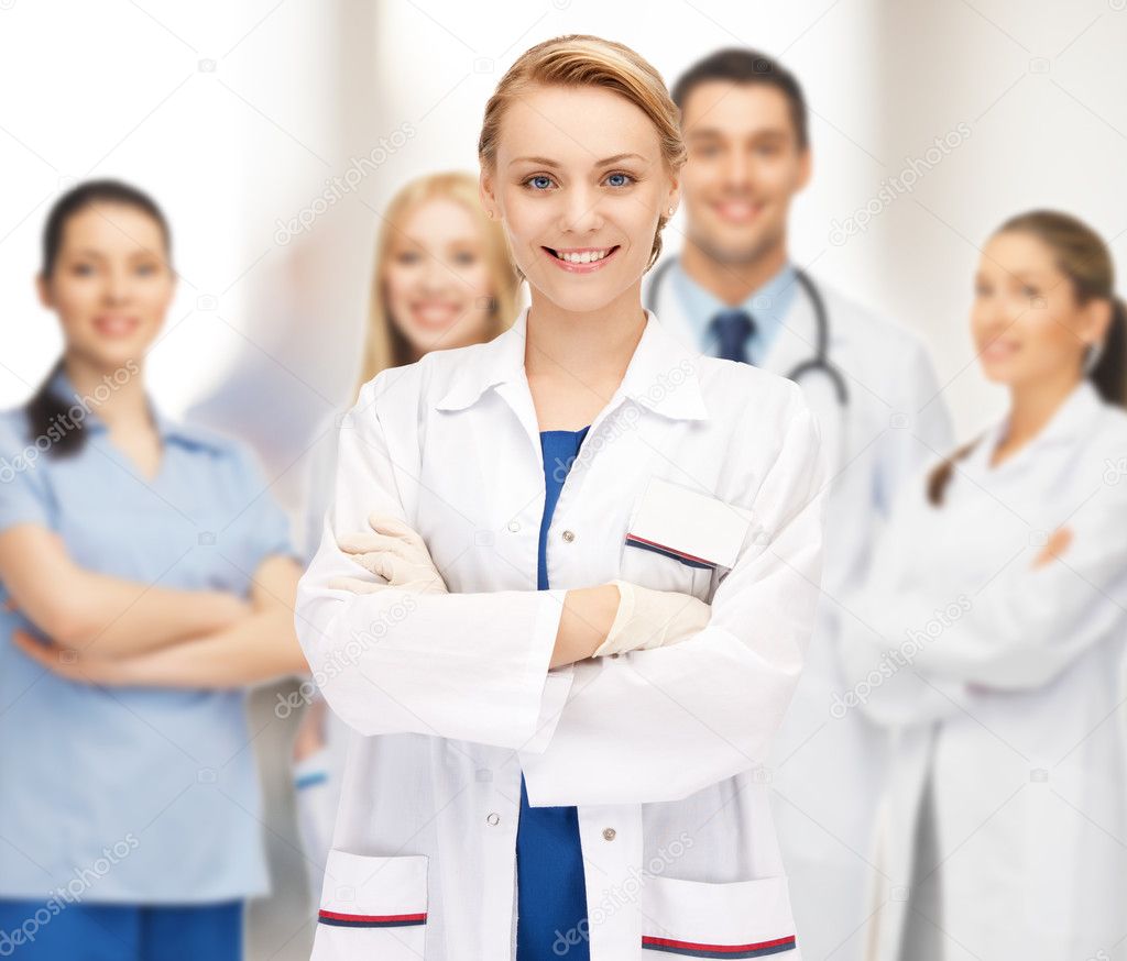 Atractiva doctora: fotografía de stock © Syda_Productions #27309251 ...