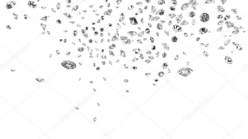 Falling Diamonds Background
