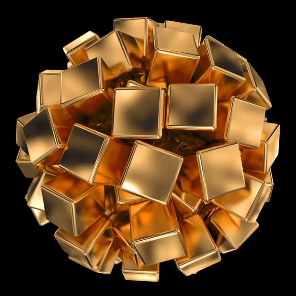 Golden cubes Stock Photo by ©booblgum 17674413