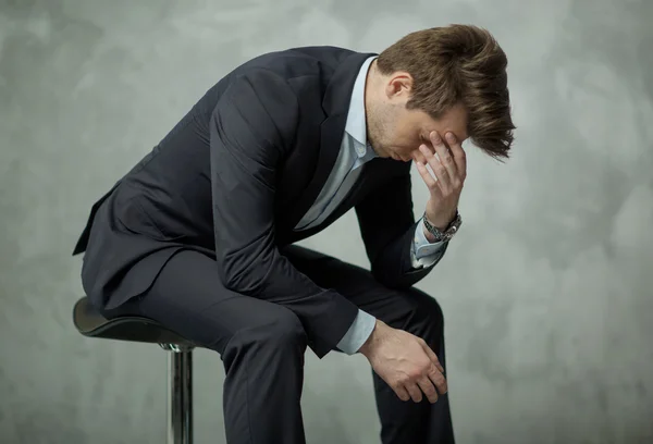 Sad man in a empty room Stock Photo by ©konradbak 4584891