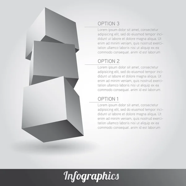 Infografia cubo Vector Art Stock Images | Depositphotos