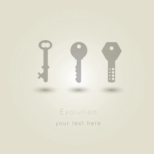 Evolution keys Stock Vector Image by ©alvaroc #39640499
