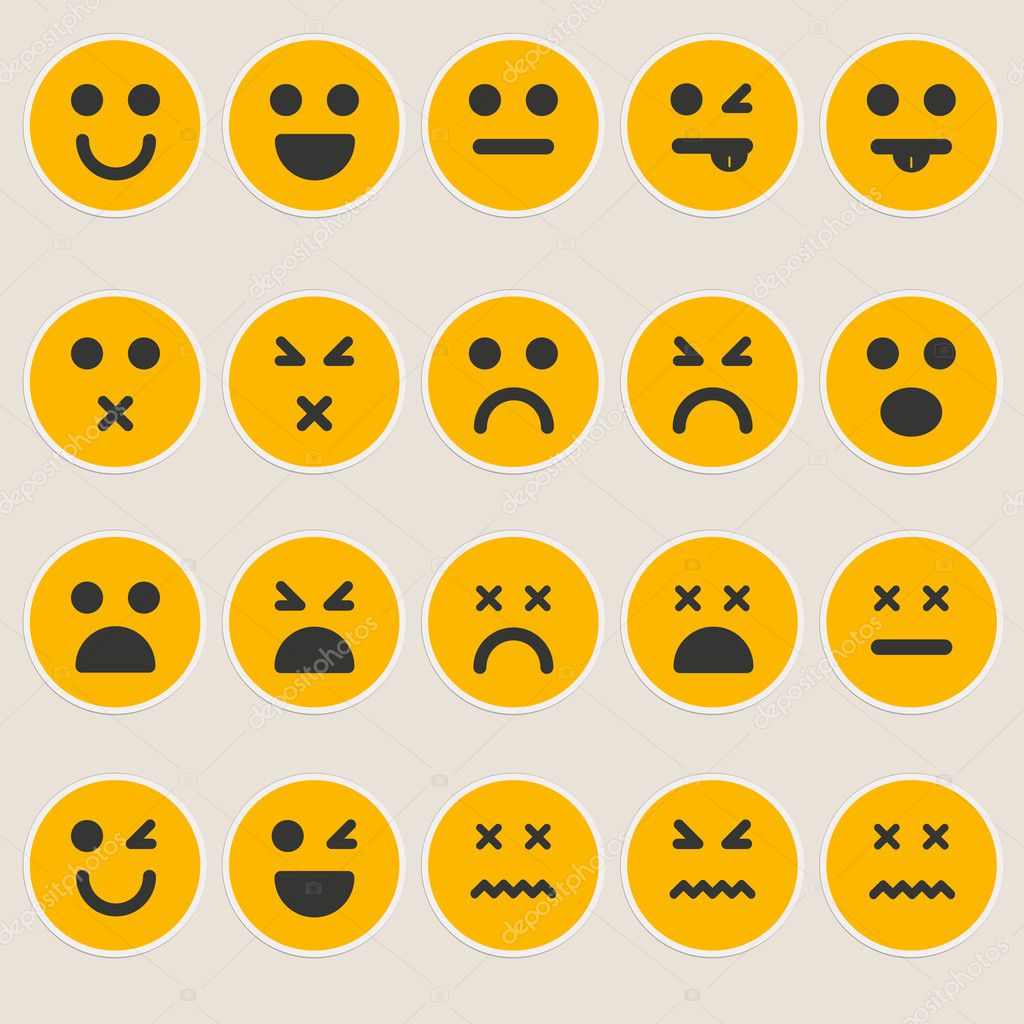 Set smileys emoticons vector Stock Vector Image by ©alvaroc #45432453 Set smileys emoticons vector Stock Vector Image by ©alvaroc #45432453
