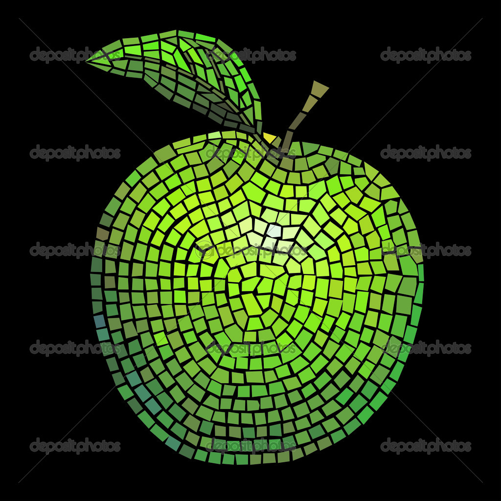Mosaic apple Stock Vector Image by ©AndyCash #41320263