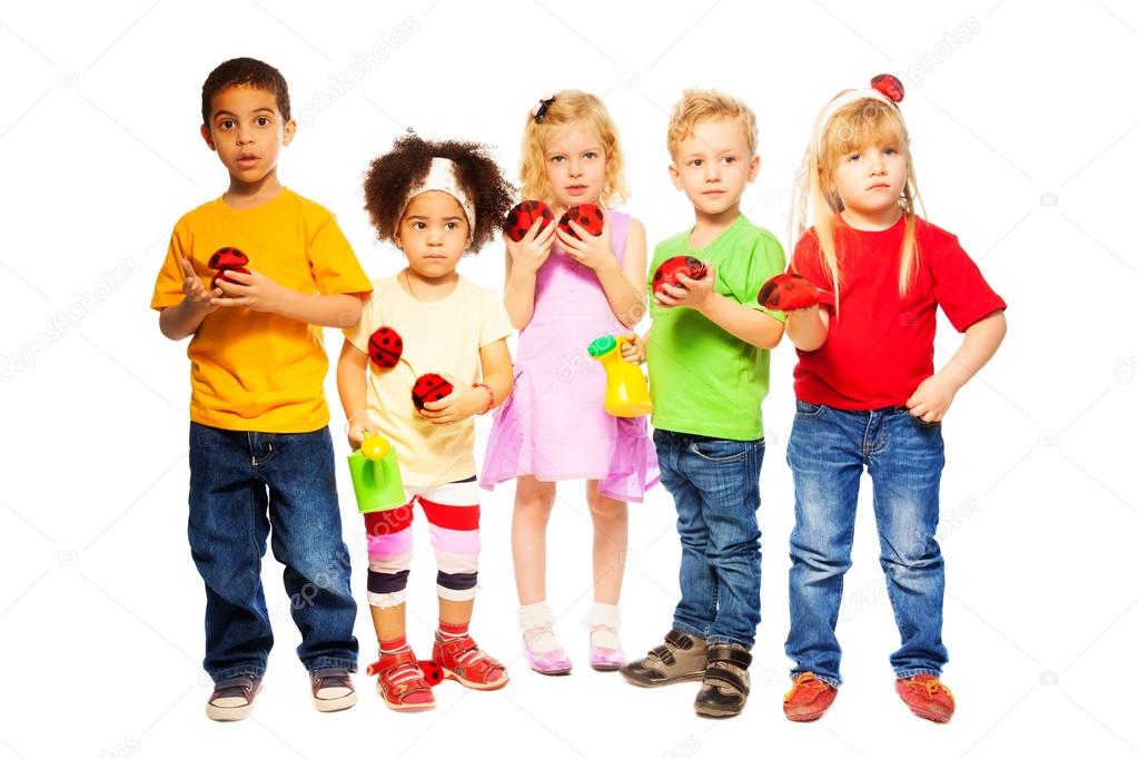 Spring team kids — Stock Photo © serrnovik #24687801