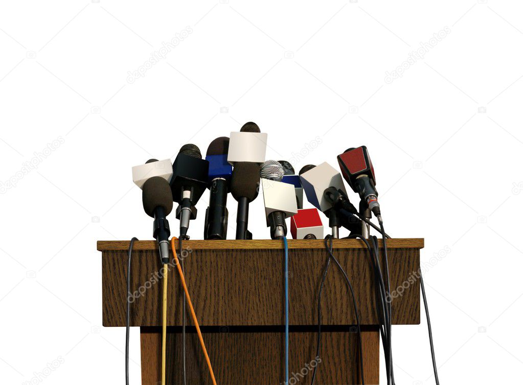 Press Conference Microphones Stock Photo by ©razihusin 50045151