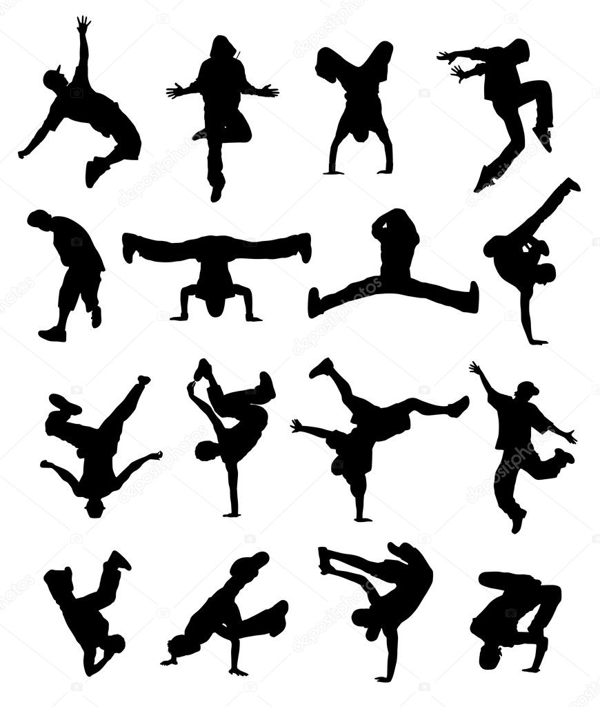 Break dance Stock Vector by ©svetik 13278347