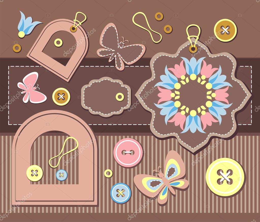 Scrapbook Backgrounds Stock Vector Image By ©lyolya073gmail 29631873