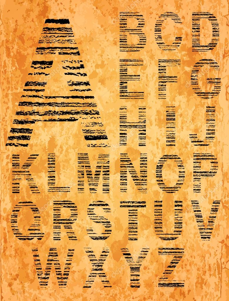 Coal texture English letters Stock Vector by ©yaviki 24743523