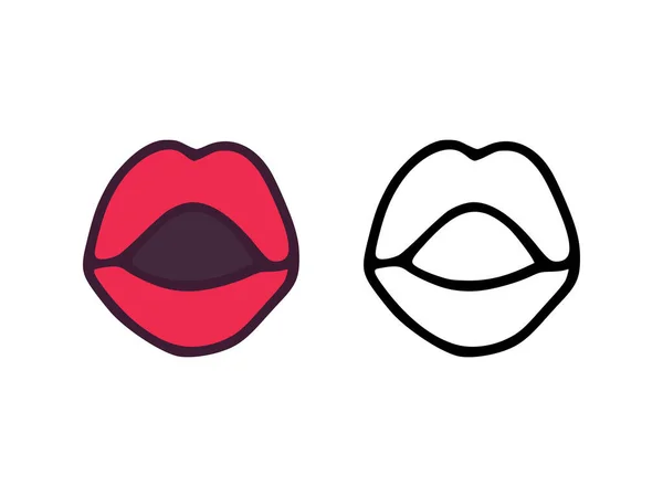 Puckered Lips Drawing