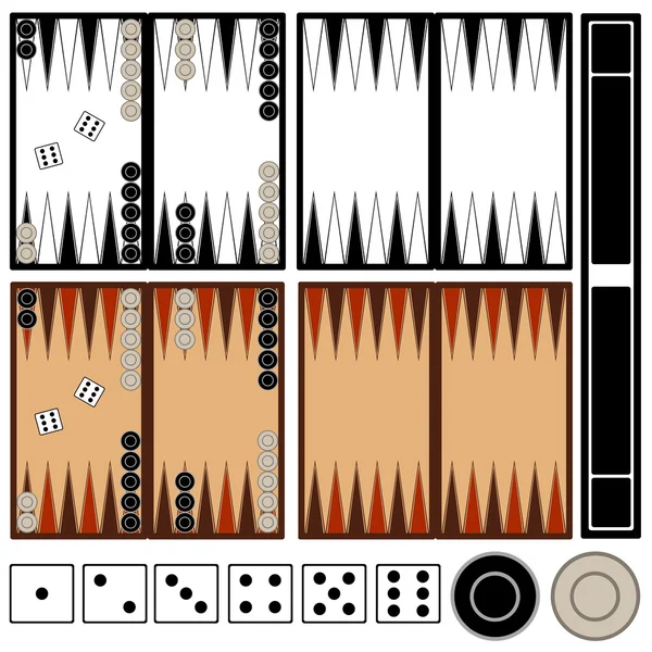 ᐈ Backgammon board template stock vectors, Royalty Free backgammon illustrations | download on ...