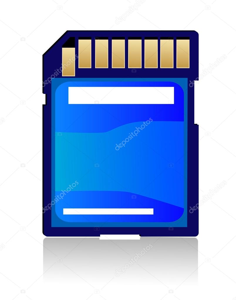 Memory card Stock Vector Image by ©Seamartini #15344495