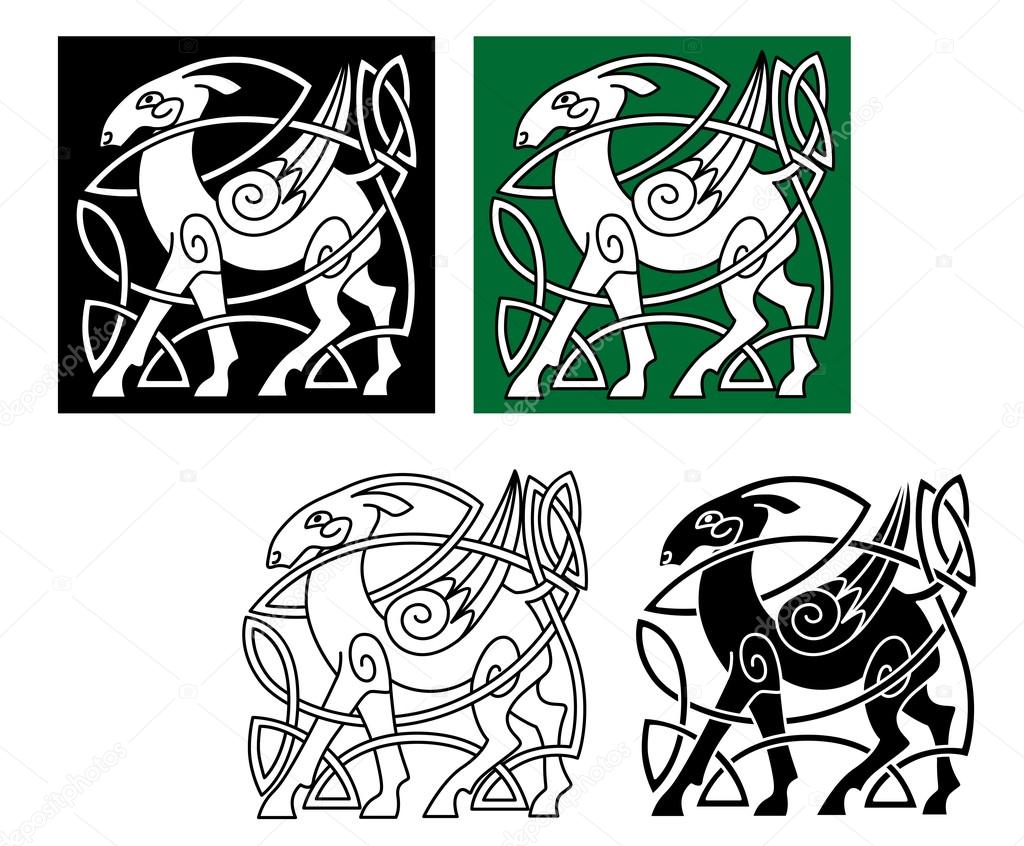 Simple Celtic Animal Designs