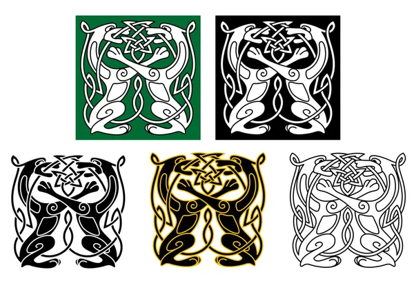 Wolf Celtic Art Patterns