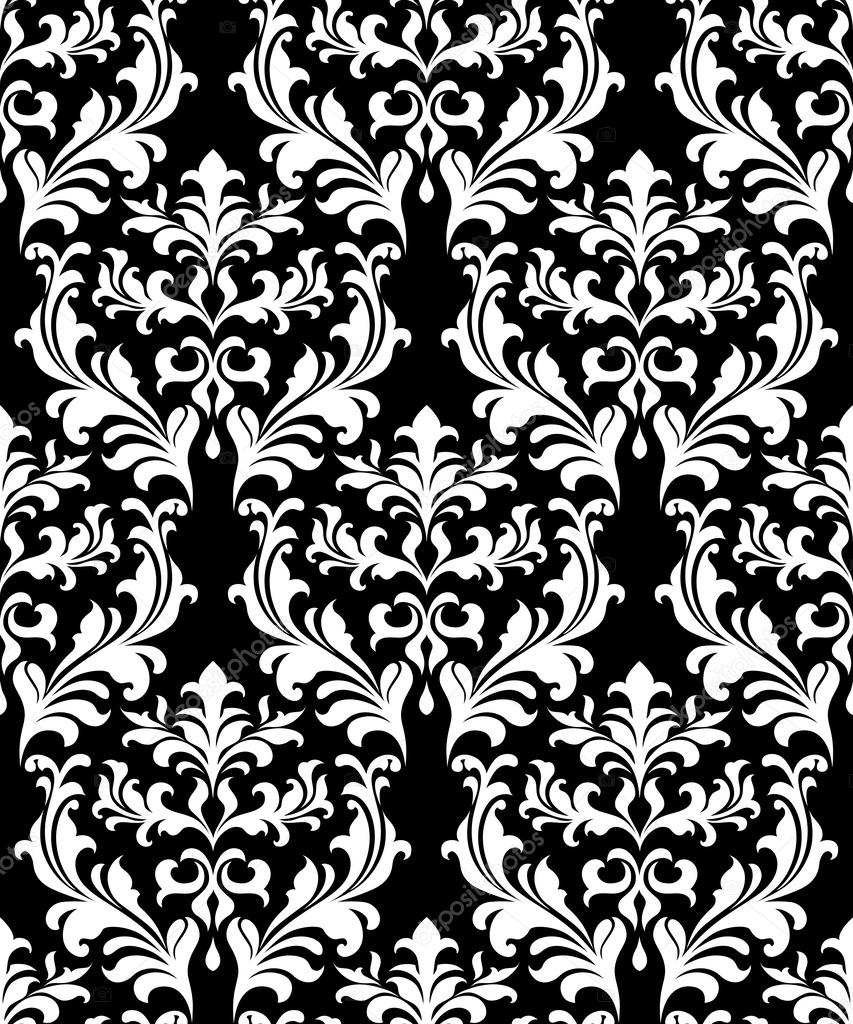Damask Seamless Pattern Background Stock Vector Image By ©seamartini