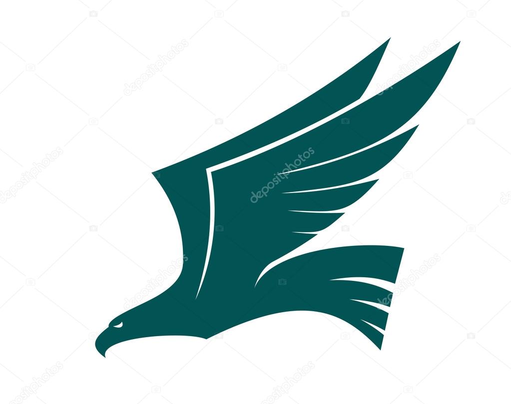 Flying Falcon Vector