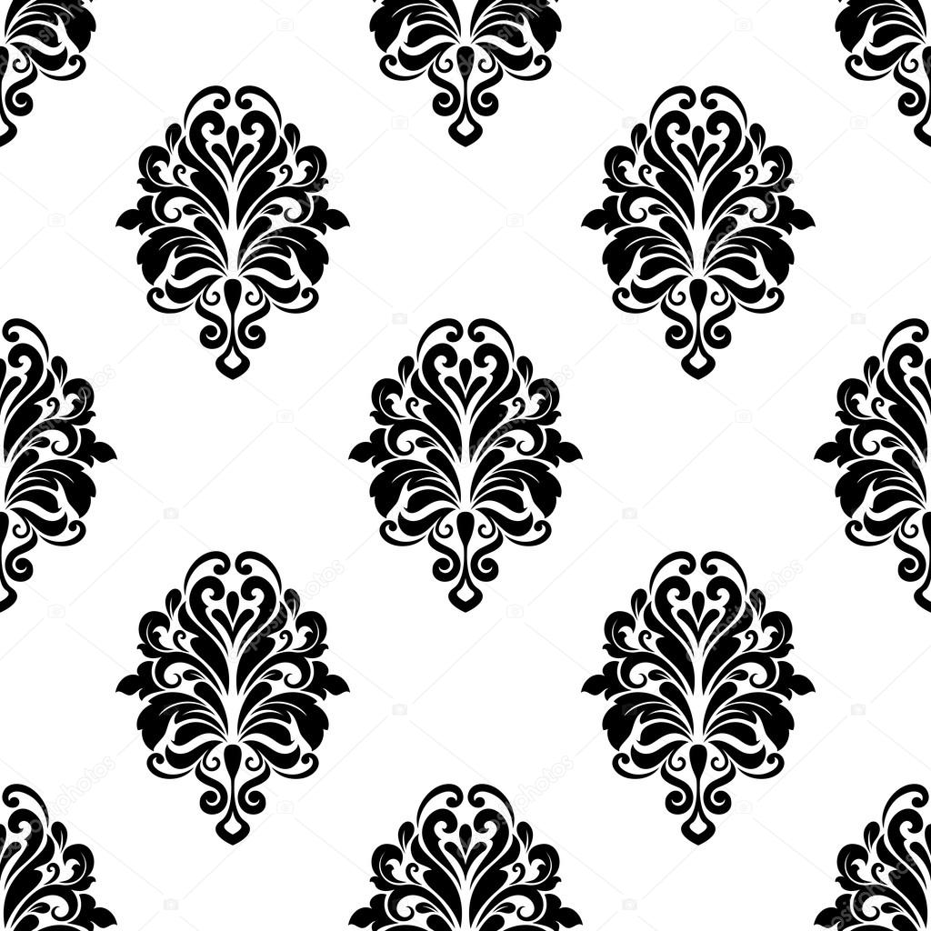 Damask pattern background Stock Vector by ©Seamartini 41461073