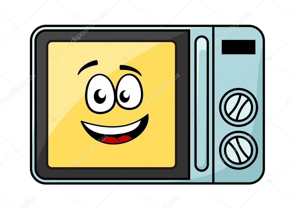 Lindo horno de microondas dibujos animados 2023