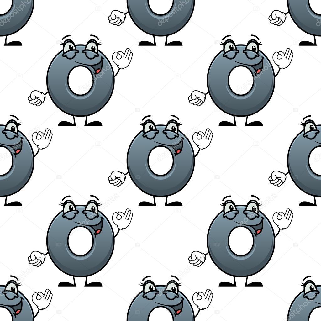 Funny happy waving number zero Stock Vector Image by ©Seamartini #46682313