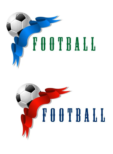 Fútbol o pelota de fútbol con llamas . Vector de stock #19252377 de ©Seamartini