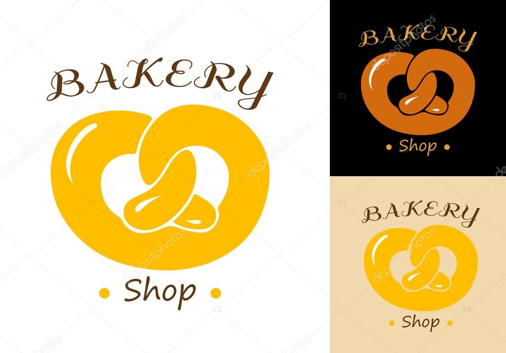 Pretzel bakery emblem Stock Vector Image by ©Seamartini #51431249