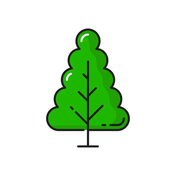 Green Tree Icon Forest Plant Nature Park Plant Leaves Vector Stock ...