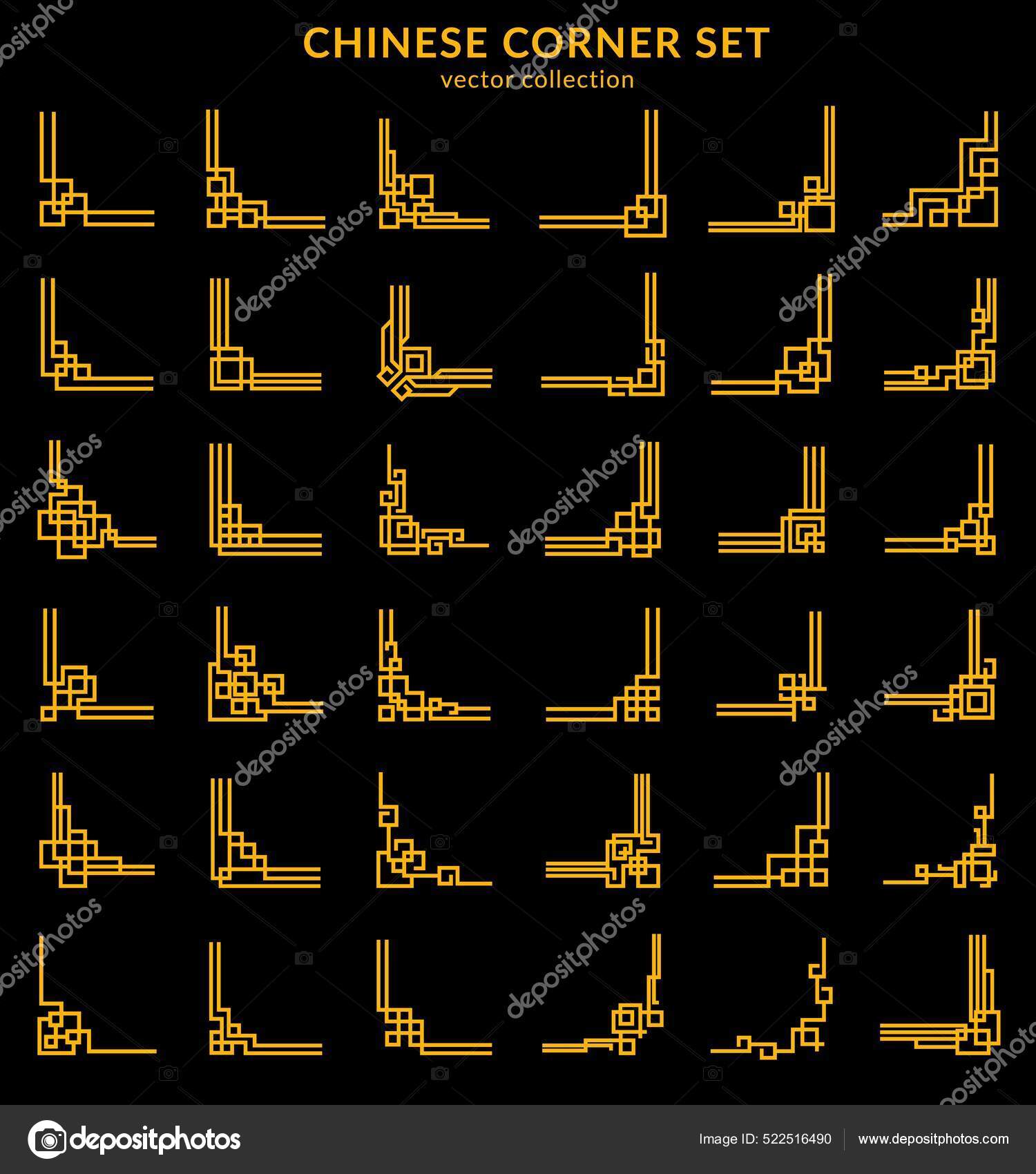Chinese Corner Border