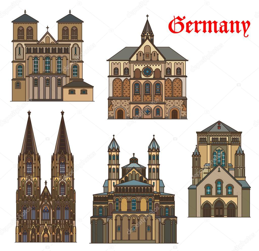 Alemania arquitectura de Colonia, edificios emblemáticos de viaje de ...