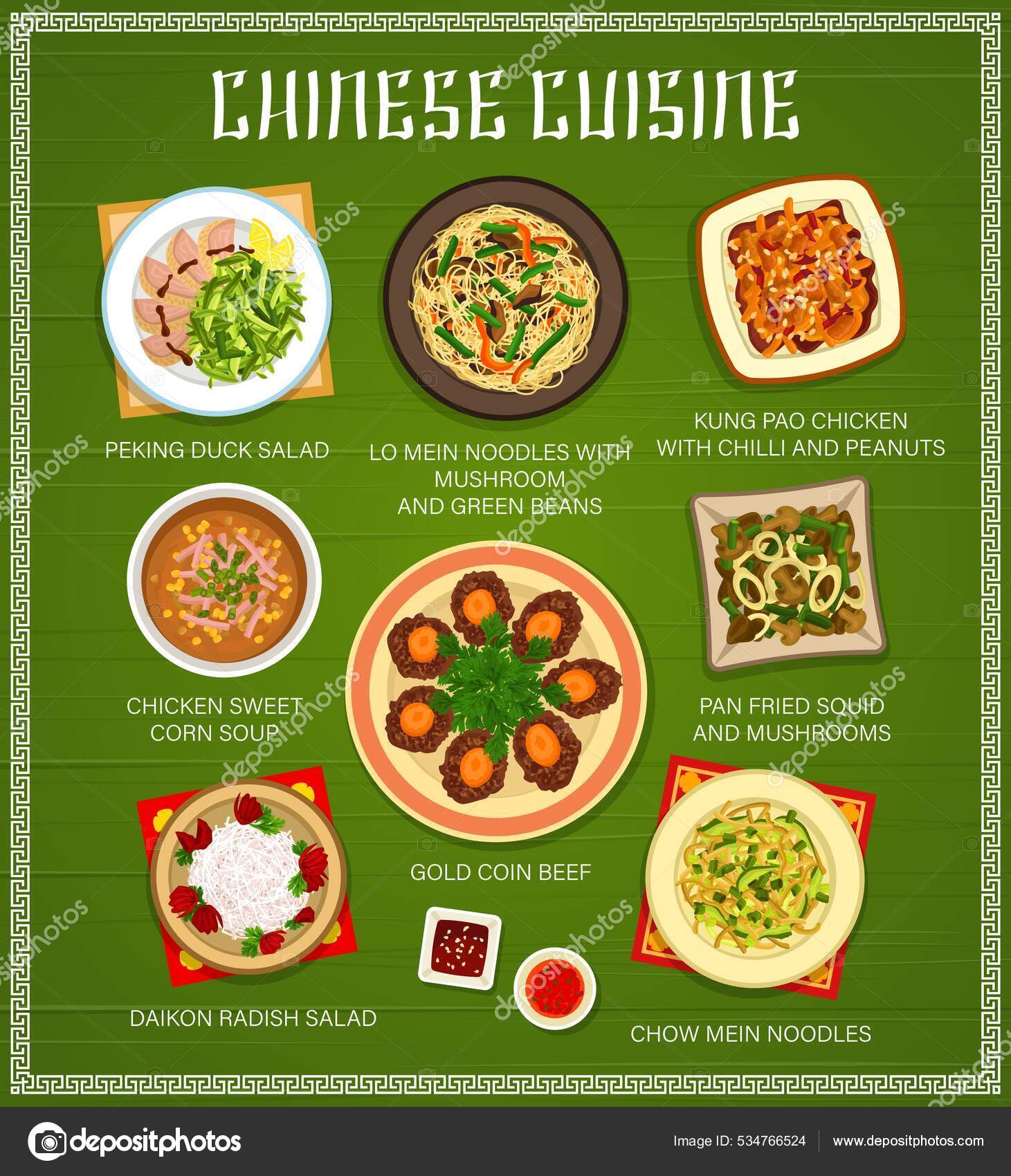 Imágenes Del Menú De Comida China China Comida Platos Chino Cocina